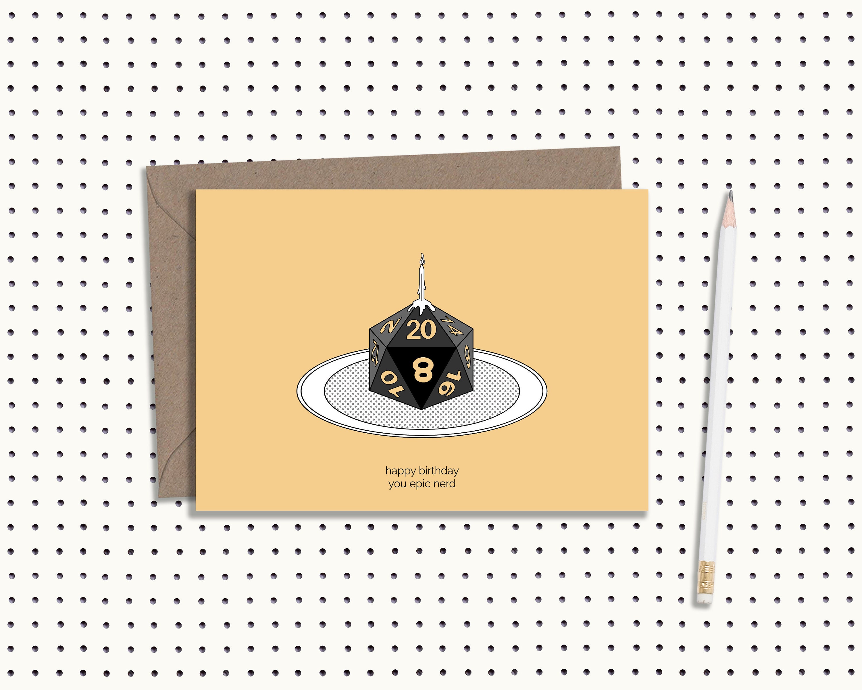 Epic Nerd | Printable Card | Dnd | RPG | Birthday Card | Nerd | Geek ...