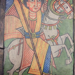 TRAVEL ICON Marian From Axum With Image of St. George - Etsy