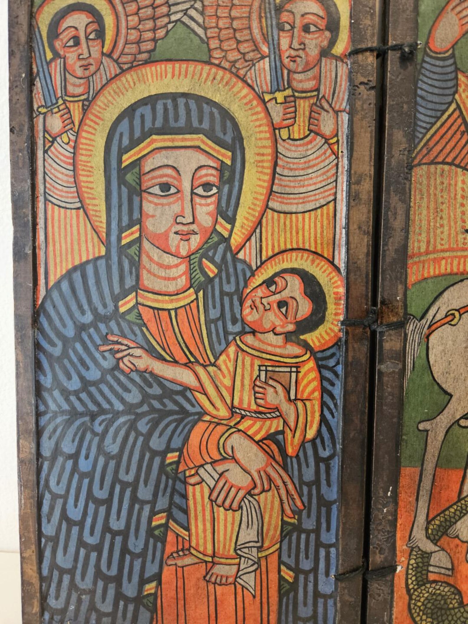TRAVEL ICON Marian From Axum With Image of St. George - Ethiopia - Etsy