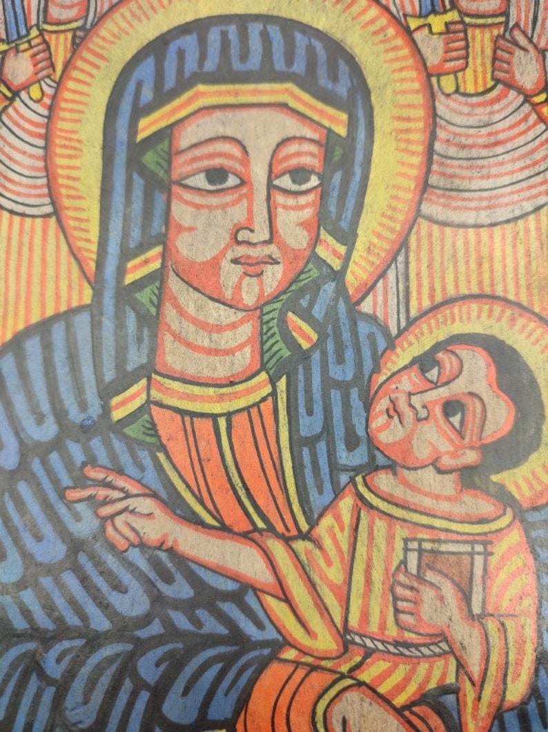 TRAVEL ICON Marian From Axum With Image of St. George - Etsy