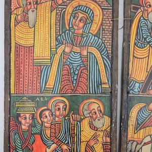 Icon With Beautiful Colors From Axum Ethiopia - Etsy