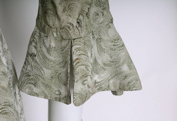 A vintage Marion Michael 1940s Sage Green Tea Dress - Gem