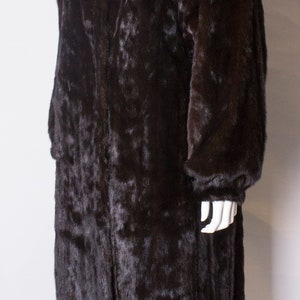 A Vintage 1980s Dark Brown Long Glossy Mink Coat - Etsy