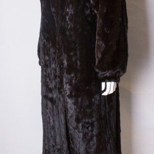 A Vintage 1980s Dark Brown Long Glossy Mink Coat - Etsy