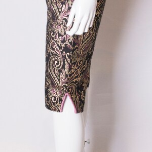 A Vintage 1970s Metalic Brocade Shorts - Etsy