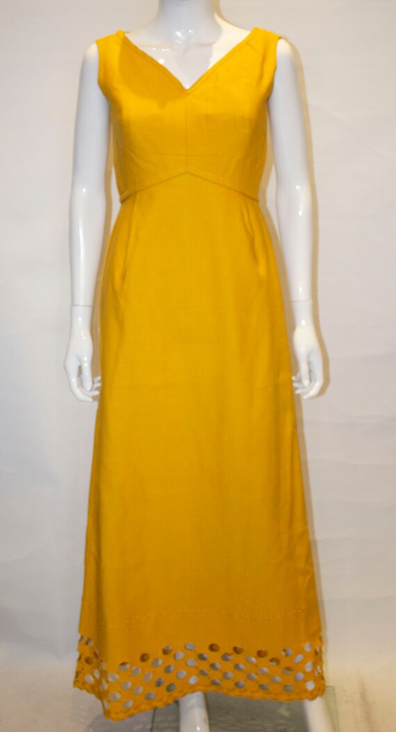 Vintage Susan Small Evening Dress with cut out Detail… - Gem