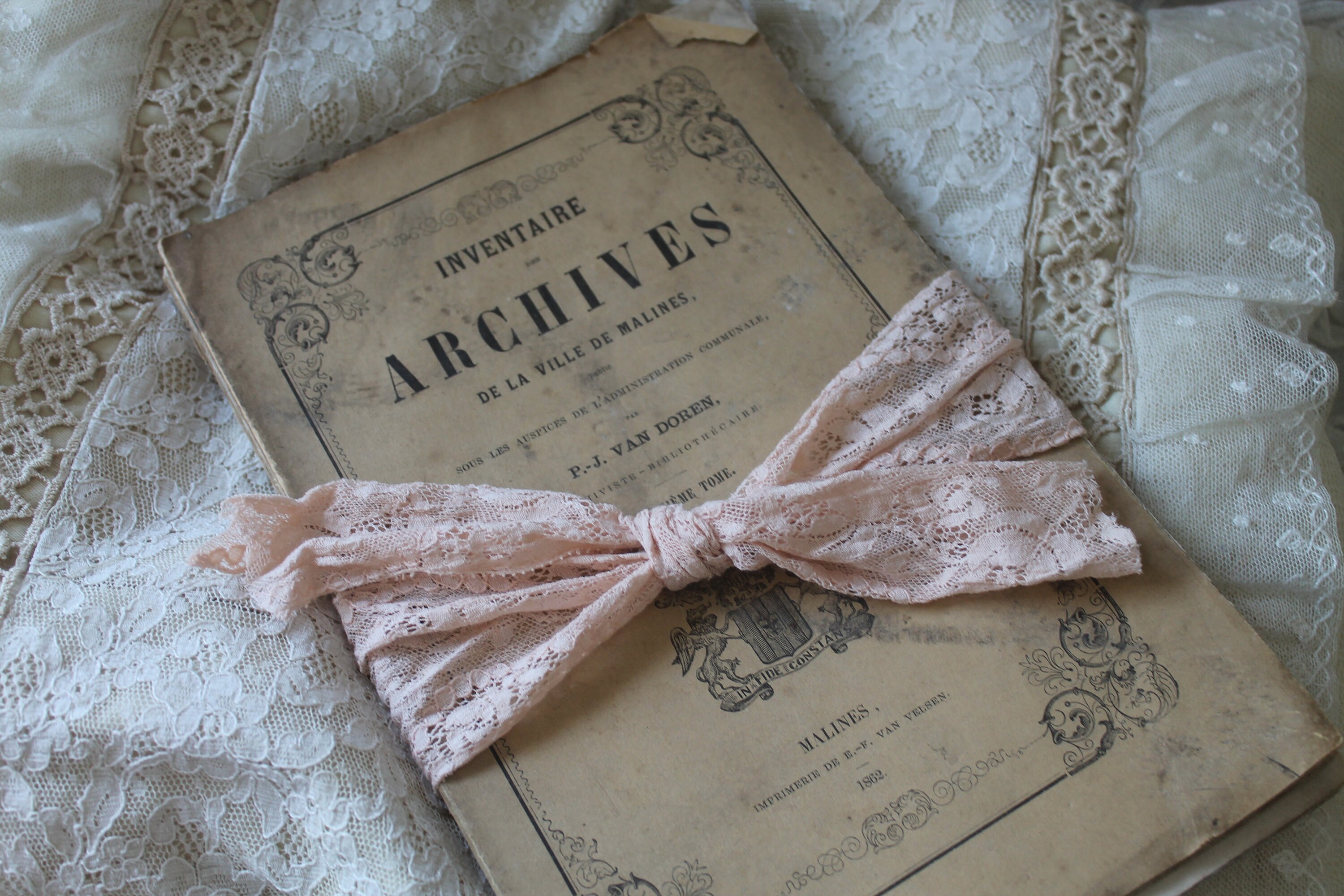 Antique French Booklet Decoration - Etsy