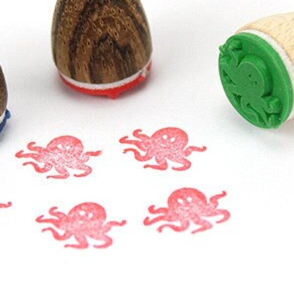 Octopus Stamp - Etsy