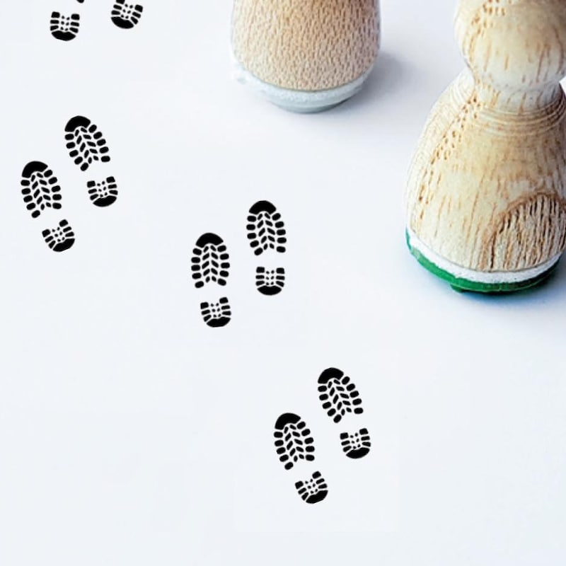 Footprint Stamp - Etsy