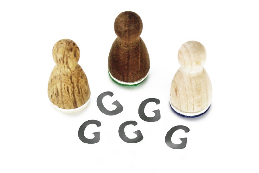Letter Stamp -capital Letter G- Alphabet Wooden Stamp for Journal Cards ...