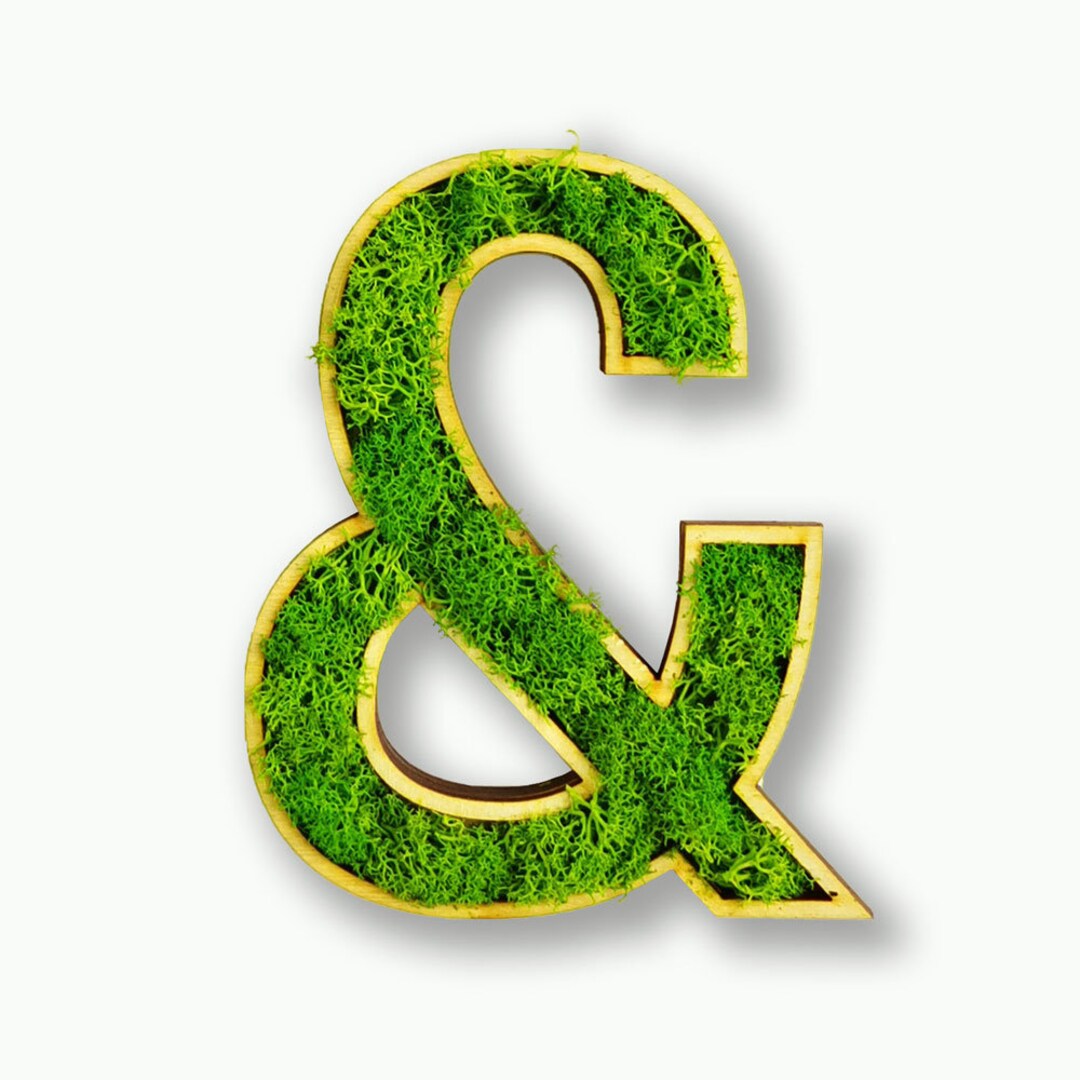 Moosly® Moss Sign - & - Sustainable Moss Wall Art Decoration Iceland ...