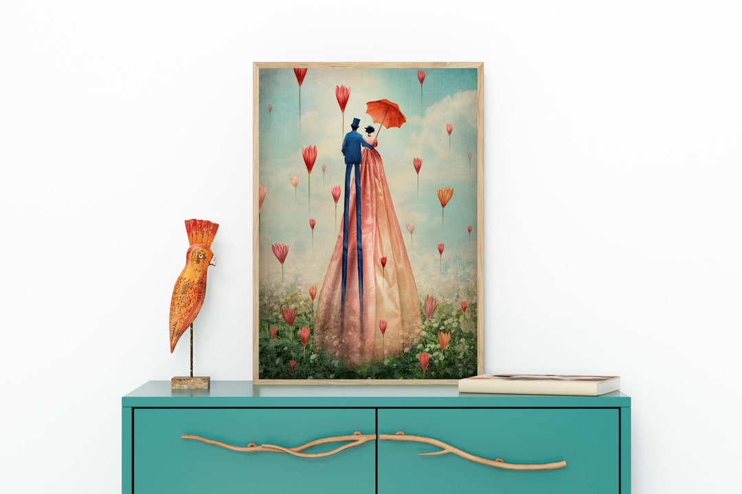 Art Print Poster good Morning Surrealism Picture by Cathrin Welz-stein ...