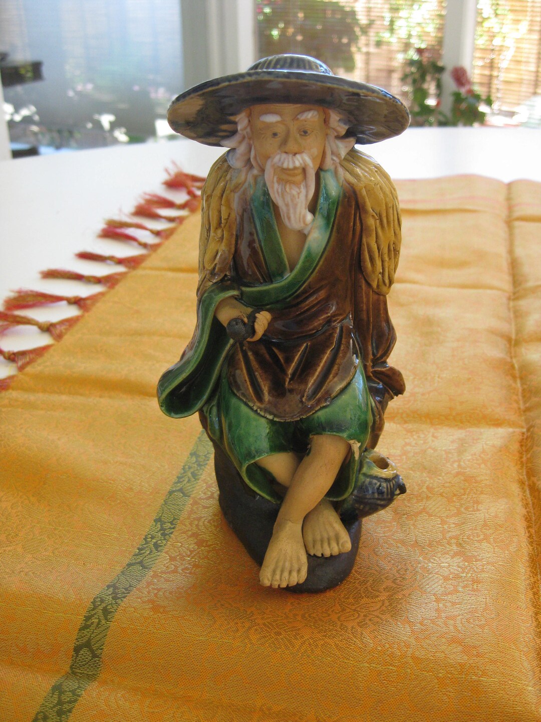 Chinese Mud Man With Pipe - Etsy