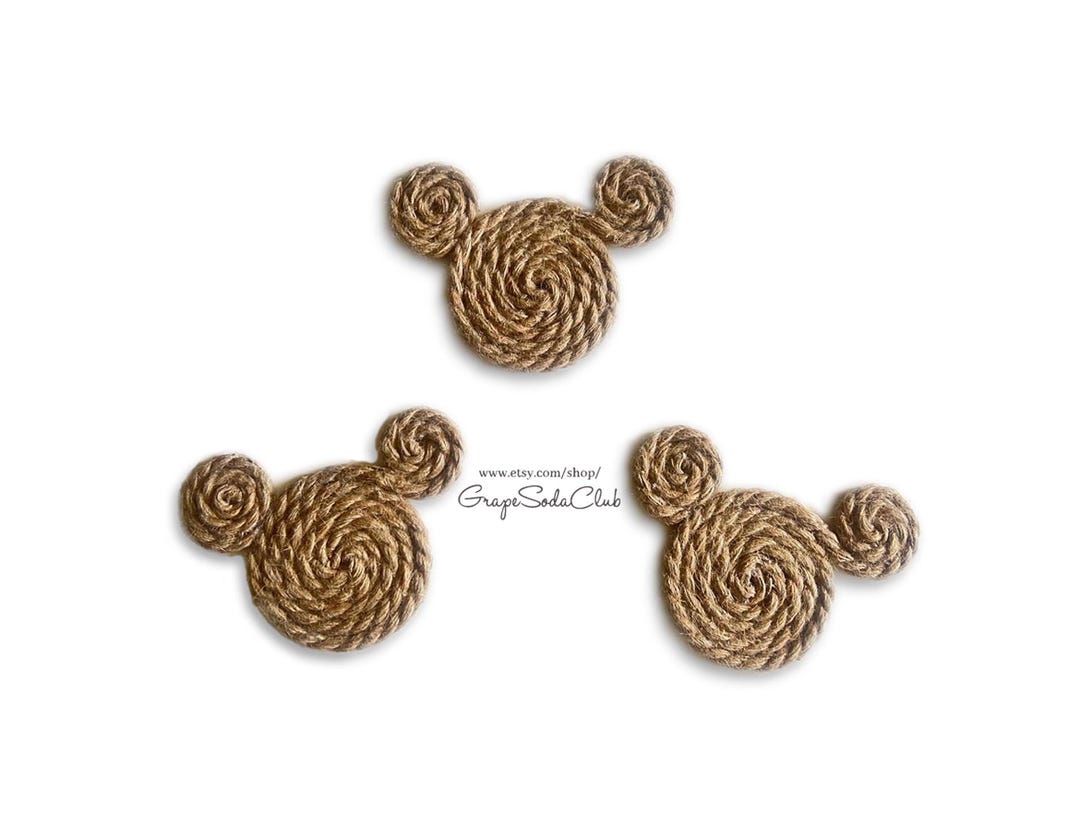 Disney Mickey Mouse Rope Coasters - Disney Cruise Coaster - Etsy