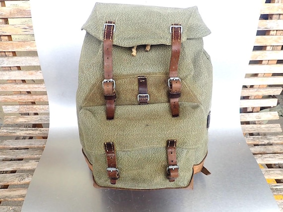 1965 Swiss Army Backpack Vintage Backpack Citybag Sal… - Gem