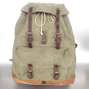 1958 Swiss Army Backpack Vintage Backpack Citybag Salt and Pepper Swiss ...