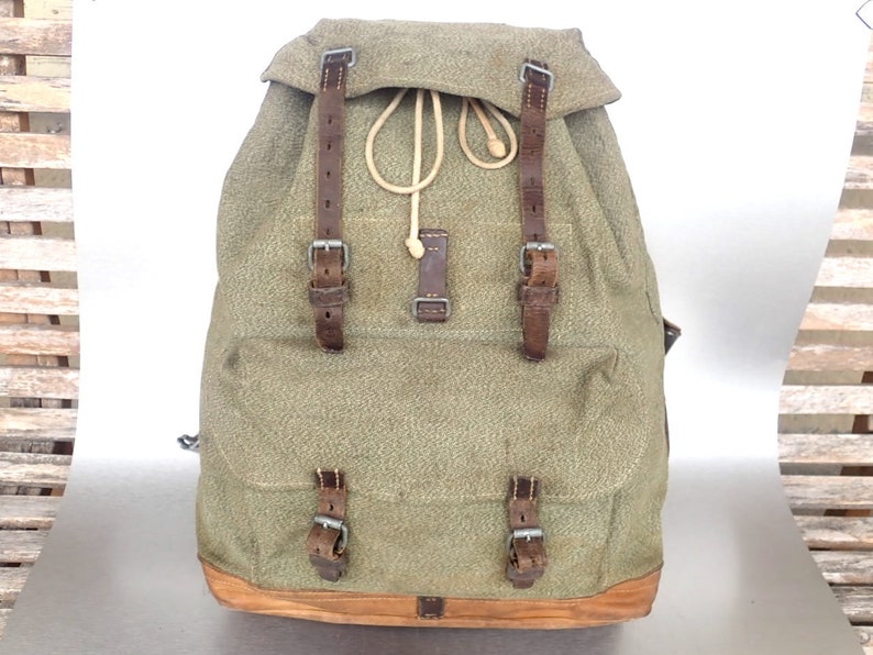 1958 Swiss Army Backpack Vintage Backpack Citybag Salt and - Etsy