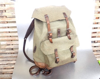 1961 Swiss Army Backpack Vintage Backpack Citybag Salt and Pepper Hunt ...