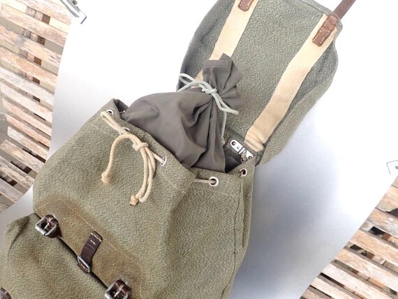 1965 Swiss Army Backpack Vintage Backpack Citybag Sal… - Gem