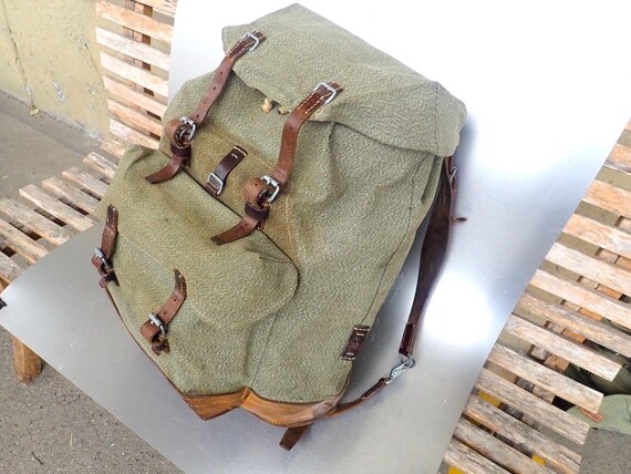 1965 Swiss Army Backpack Vintage Backpack Citybag Sal… - Gem