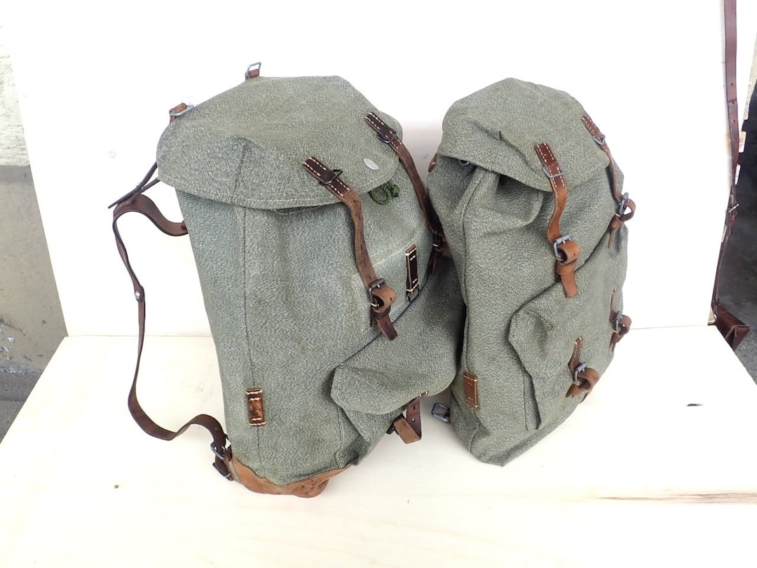 1953 Swiss Army Backpack Vintage Backpack Citybag Salt Pepper Swiss ...