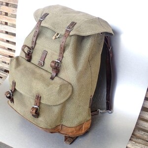 1961 Swiss Army Backpack Vintage Backpack Citybag Salt and Pepper Hunt ...