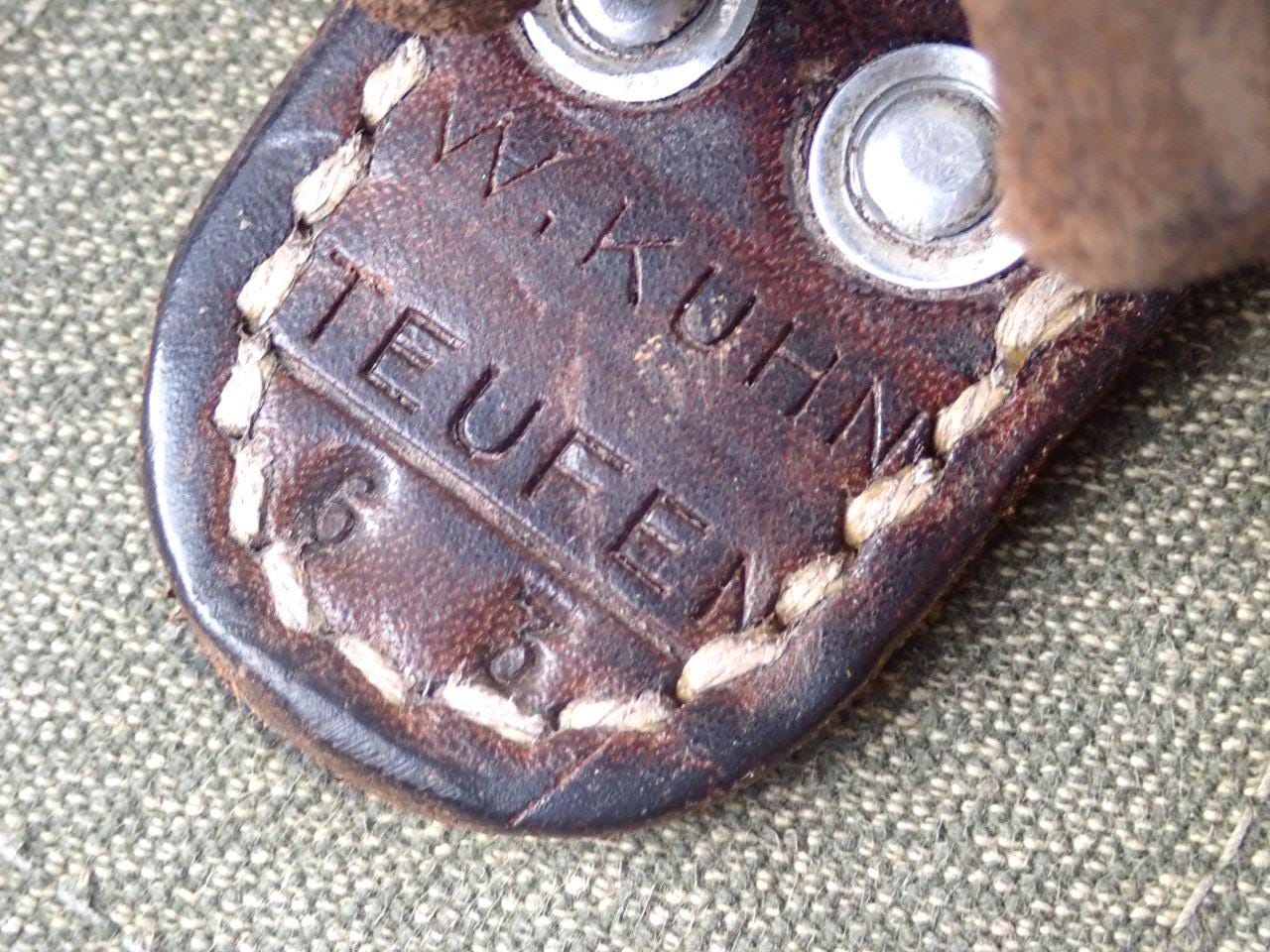 1963 Vintage Swiss Army Backpack Swiss Leather Salt and Pepper ...
