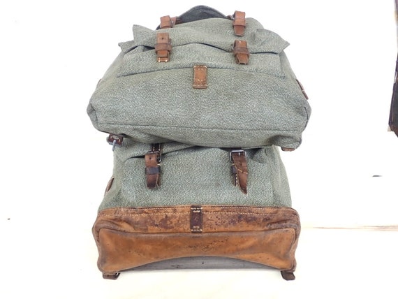 1953 Swiss Army Backpack Vintage Backpack Citybag Sal… - Gem