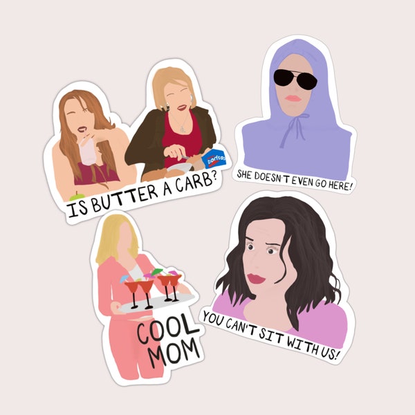 Mean Girls Stickers Etsy