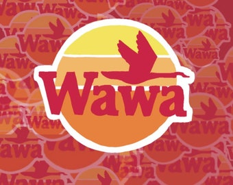 Wawa Bumper Sticker - Etsy