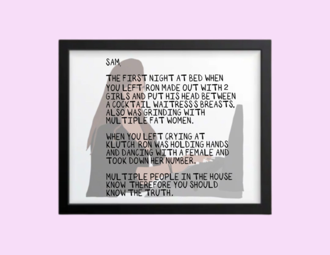 Jersey Shore: Snooki Typing the Note Print - Etsy