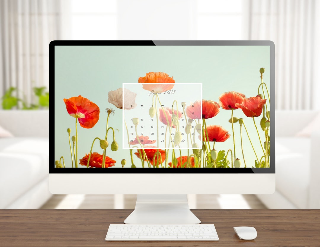 Floral Desktop Wallpaper Background - Etsy