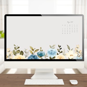 Floral Desktop Wallpaper - Etsy