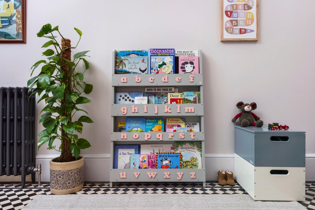 Tidy Books® Kids Bookshelf - Alphabet Bookcase - the Original Childrens ...