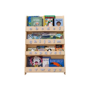 Tidy Books® Kids Bookshelf Alphabet Bookcase the Original Childrens ...