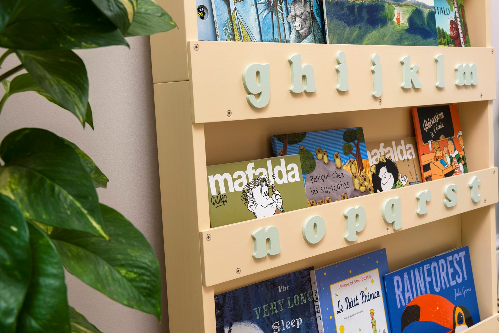 Tidy Books® Kids Bookshelf - Alphabet Bookcase - the Original Childrens ...