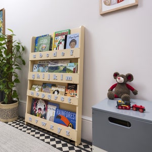 Tidy Books® Kids Bookshelf Alphabet Bookcase the Original Childrens ...