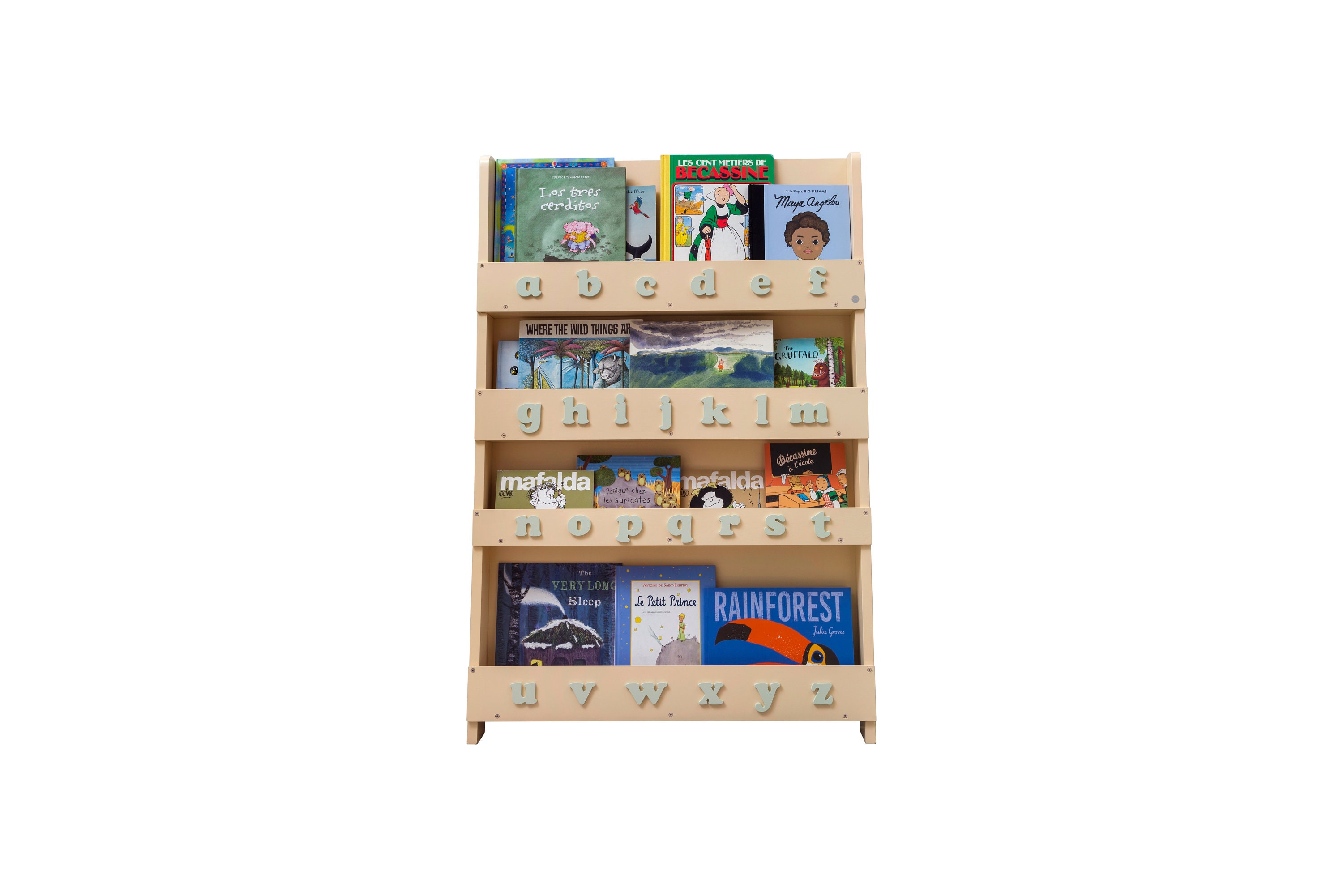 Tidy Books® Kids Bookshelf Alphabet Bookcase the Original Childrens ...