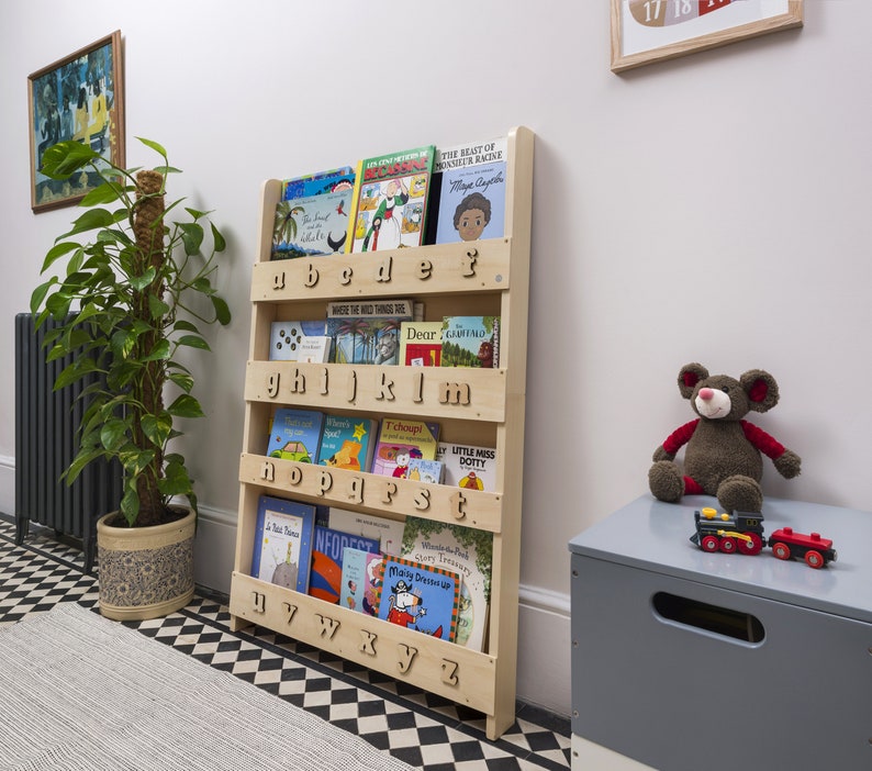 Tidy Books® Kids Bookshelf Alphabet Bookcase the Original - Etsy