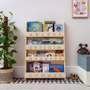 Tidy Books® Kids Bookshelf Alphabet Bookcase the Original Childrens ...