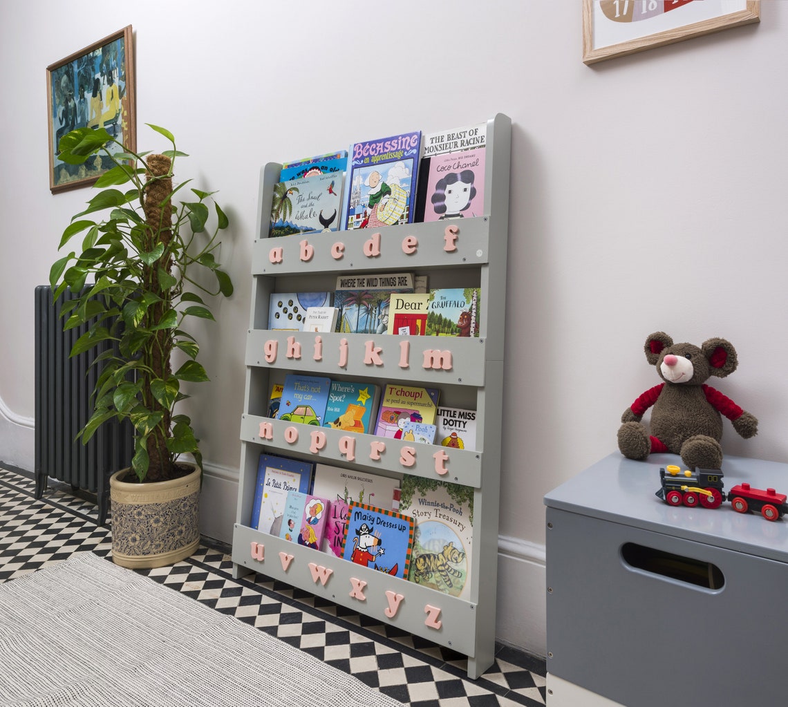 Tidy Books® Kids Bookshelf Alphabet Bookcase the Original - Etsy