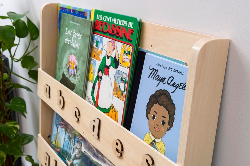 Tidy Books® Kids Bookshelf Alphabet Bookcase the Original - Etsy