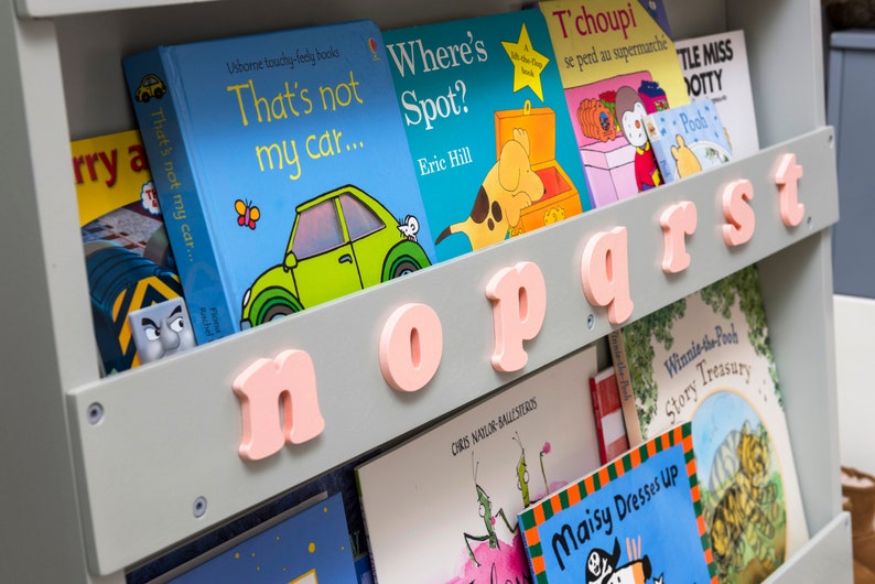 Tidy Books® Kids Bookshelf Alphabet Bookcase the Original - Etsy