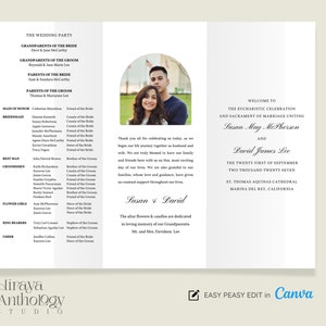 CATHOLIC Wedding Program With Mass - the Order of Celebrating Matrimony ...