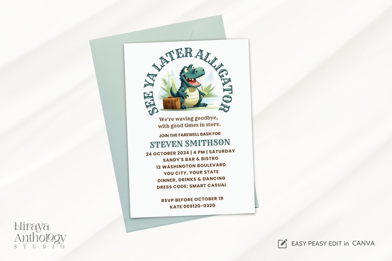 Going Away Party Invitation, Bon Voyage, Farewell, Retirement ...