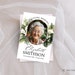 Editable Peace Lily Prayer Card Funeral Memorial, Printable Memorial ...