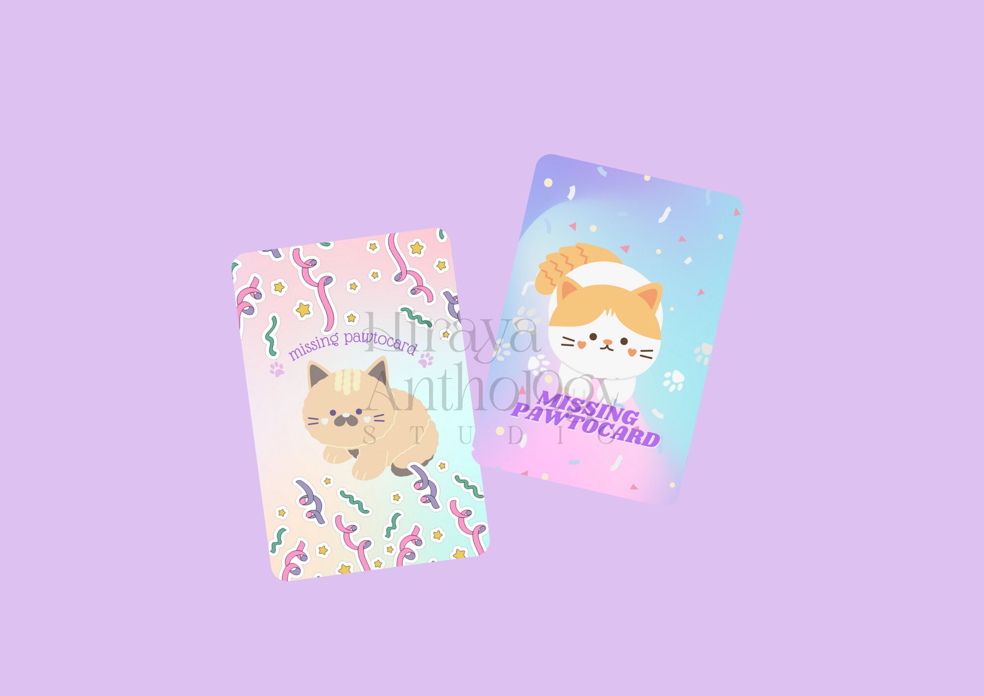 PHOTOCARD BINDER Placeholder Filler Digital Printable - PAWTOCARD ...