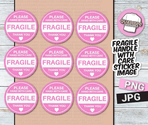 Fragile Sticker DESIGN Diy Sticker Image Package Label - Etsy