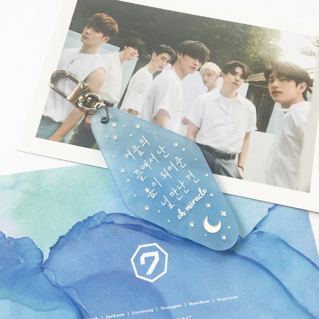 GOT7 Miracle Acrylic Hotel Keychain - Etsy