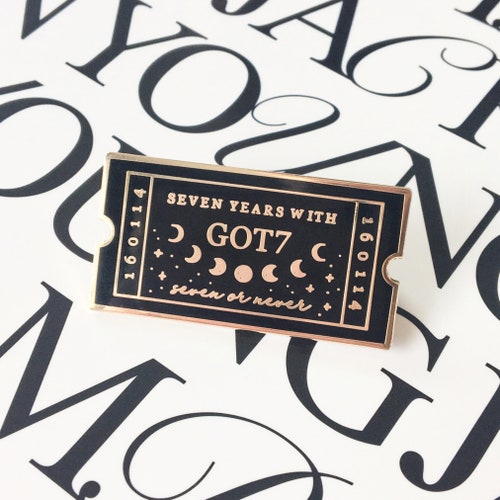 GOT7 'seven or Nothing' Enamel Pin Badge - Etsy